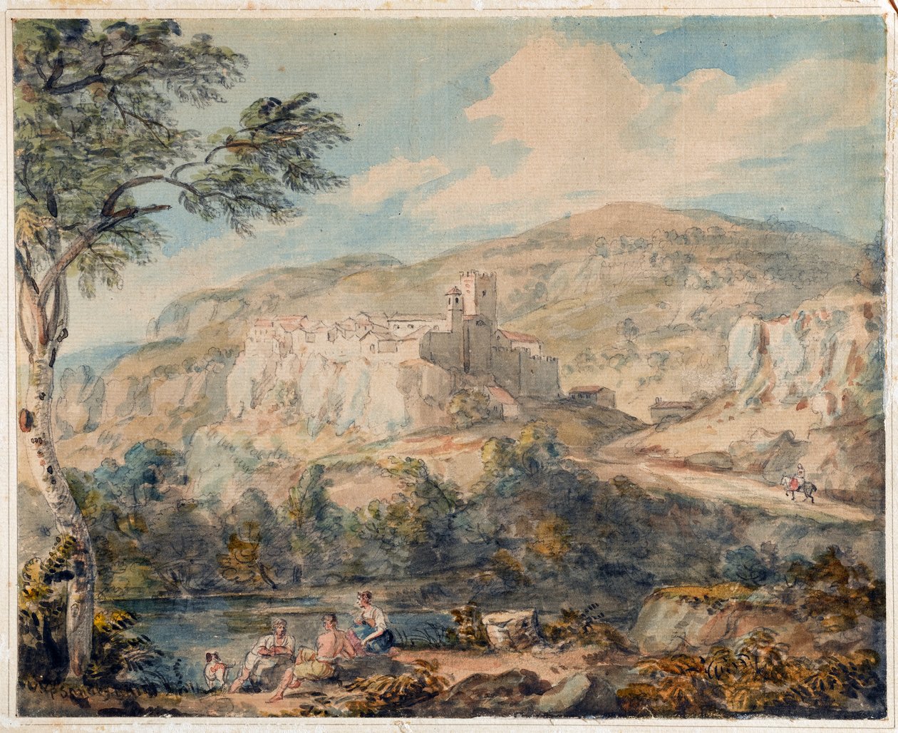 River Landscape by Paul Sandby: Buy fine art print