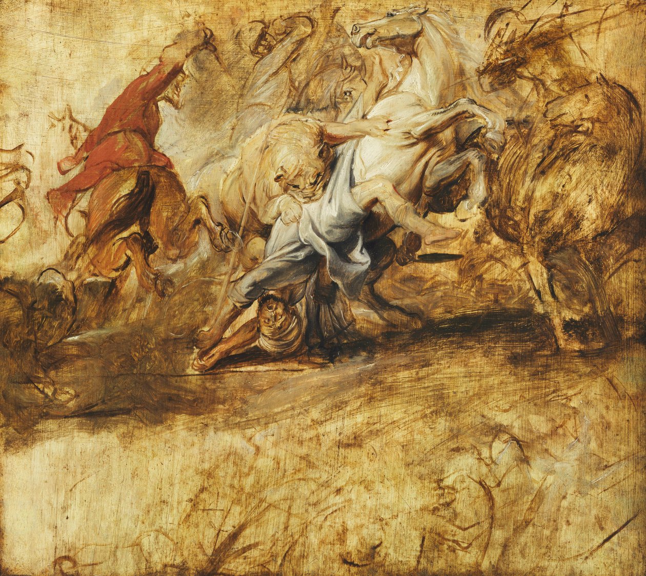 A Lion Hunt by Peter Paul Rubens: Buy fine art print