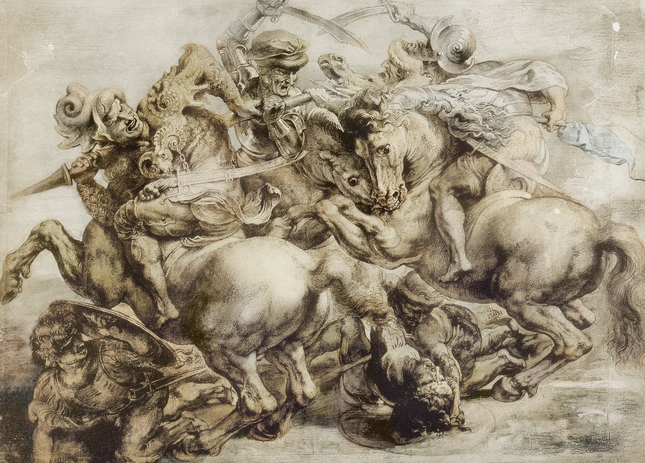 Battle of Anghiari, after Leonardo da Vinci