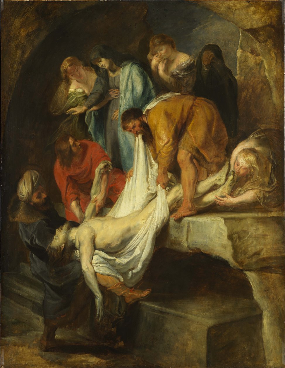 The Entombment of Christ by Peter Paul Rubens