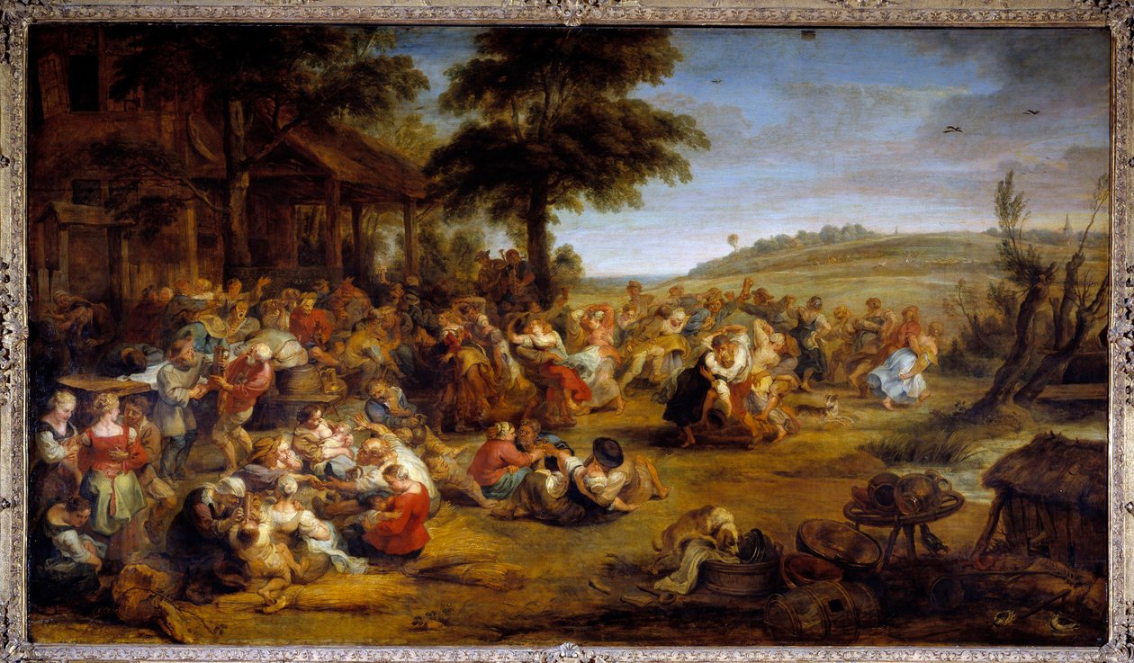 The Fair or Wedding in the Village by Peter Paul Rubens