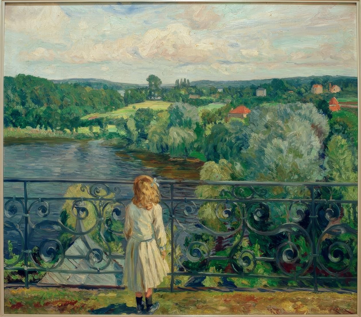 On the Terrace by Philipp Franck: Buy fine art print