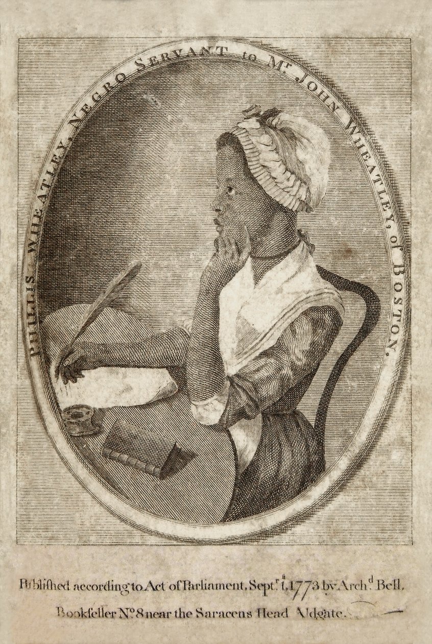 Book of Poems by Phillis Wheatley: Premium art reproduction