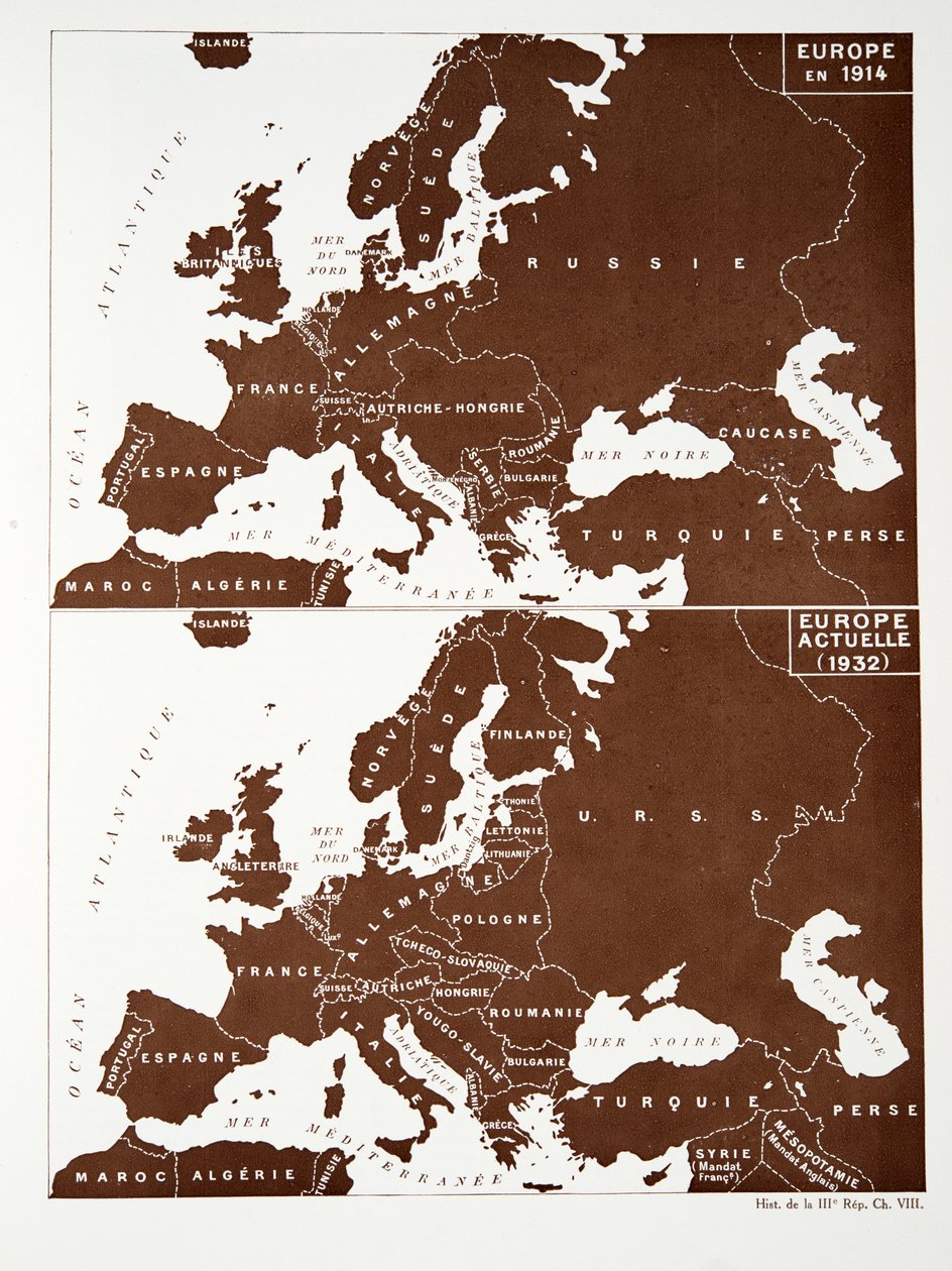 Map Of Europe Before Ww1 1914