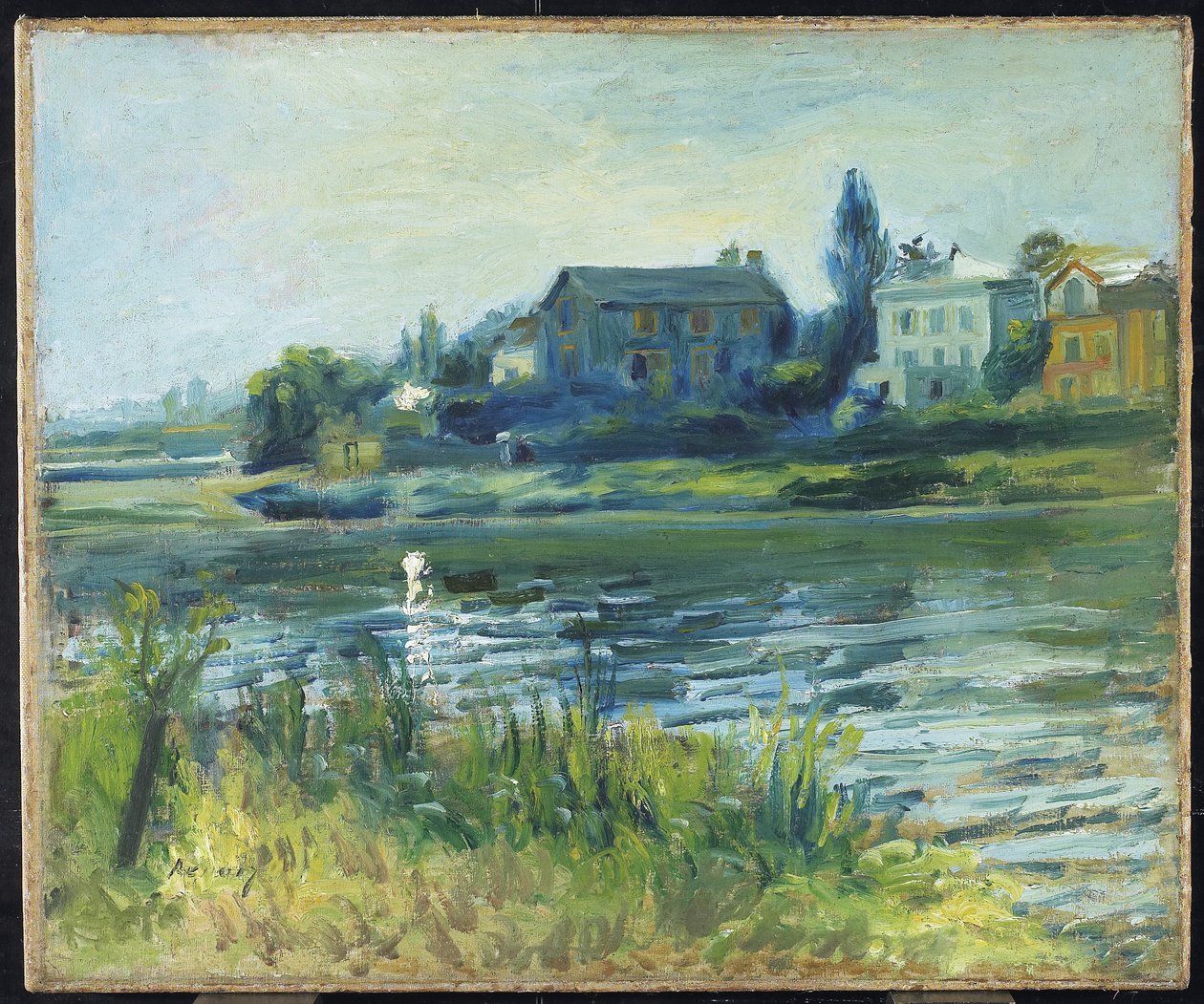 The Seine at Chatou by Pierre-Auguste Renoir