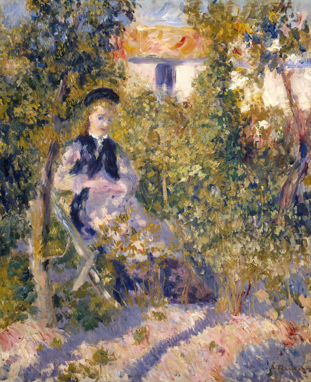Nini in the Garden Nini Lopez by Pierre-Auguste Renoir