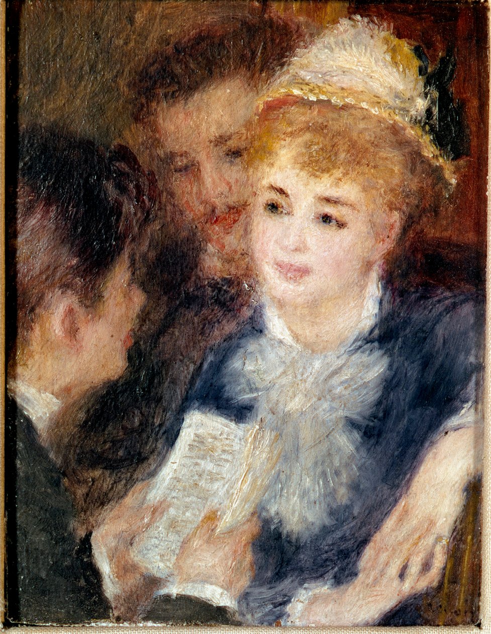 Reading the role by Pierre Auguste Renoir: Fine art print