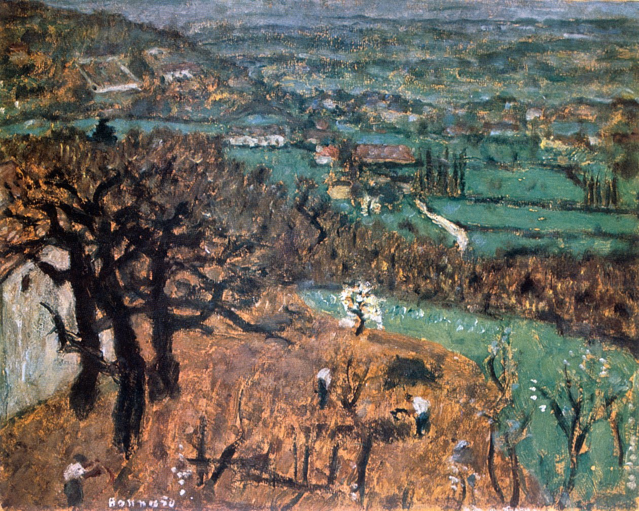 Dauphine Landscape by Pierre Bonnard: Buy fine art print