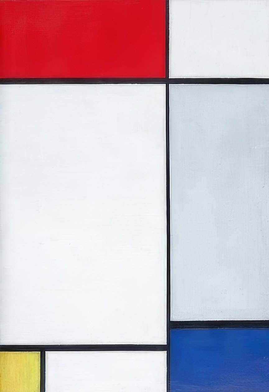 Composition in Red, Yellow, and Blue. 1927 by Piet Mondrian