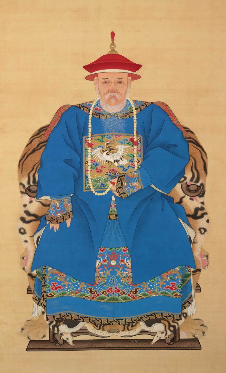 Portrait of Yu Chenglong by Qing dynasty Chinese School