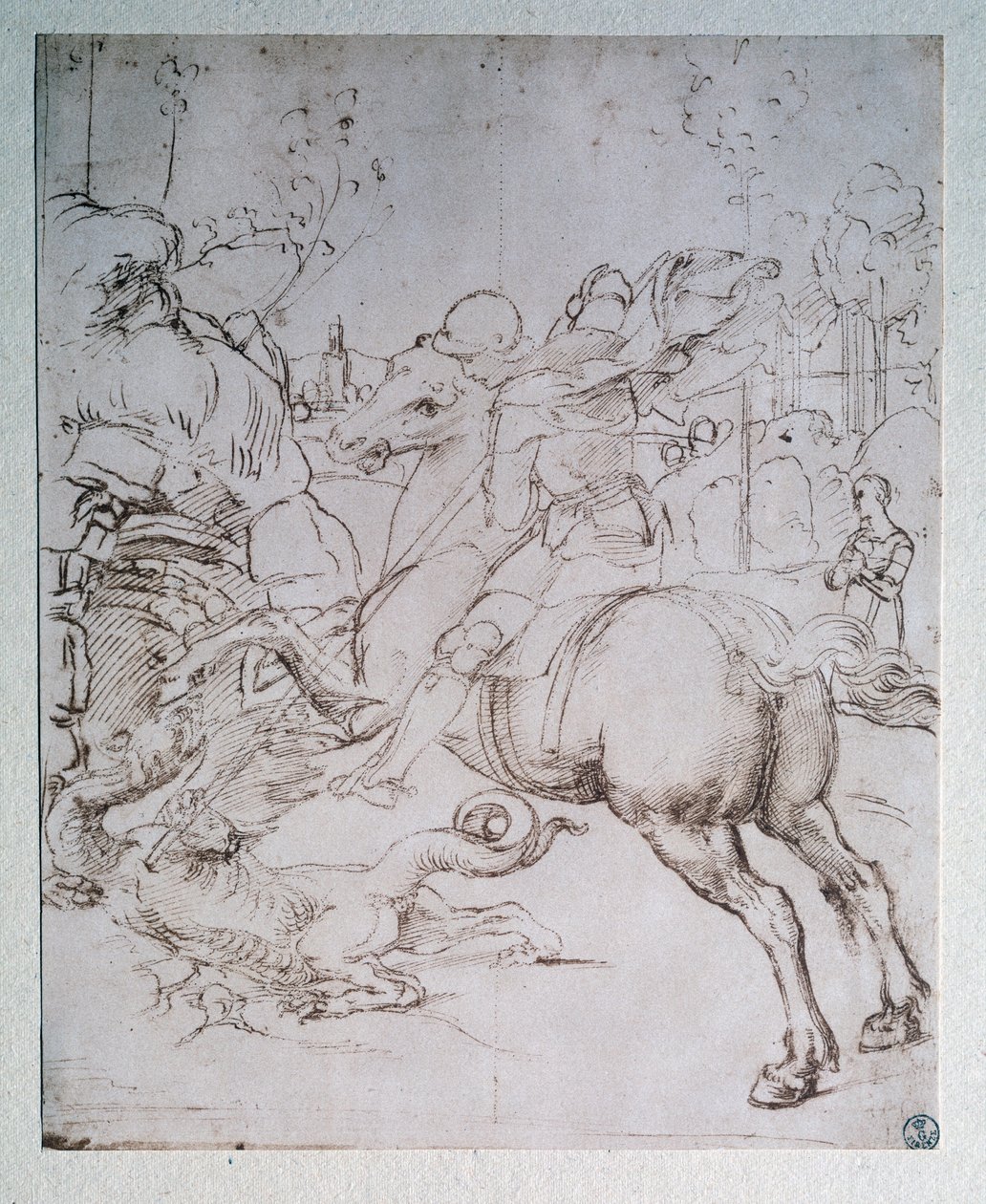 St George and the Dragon by Raphael: Buy fine art print