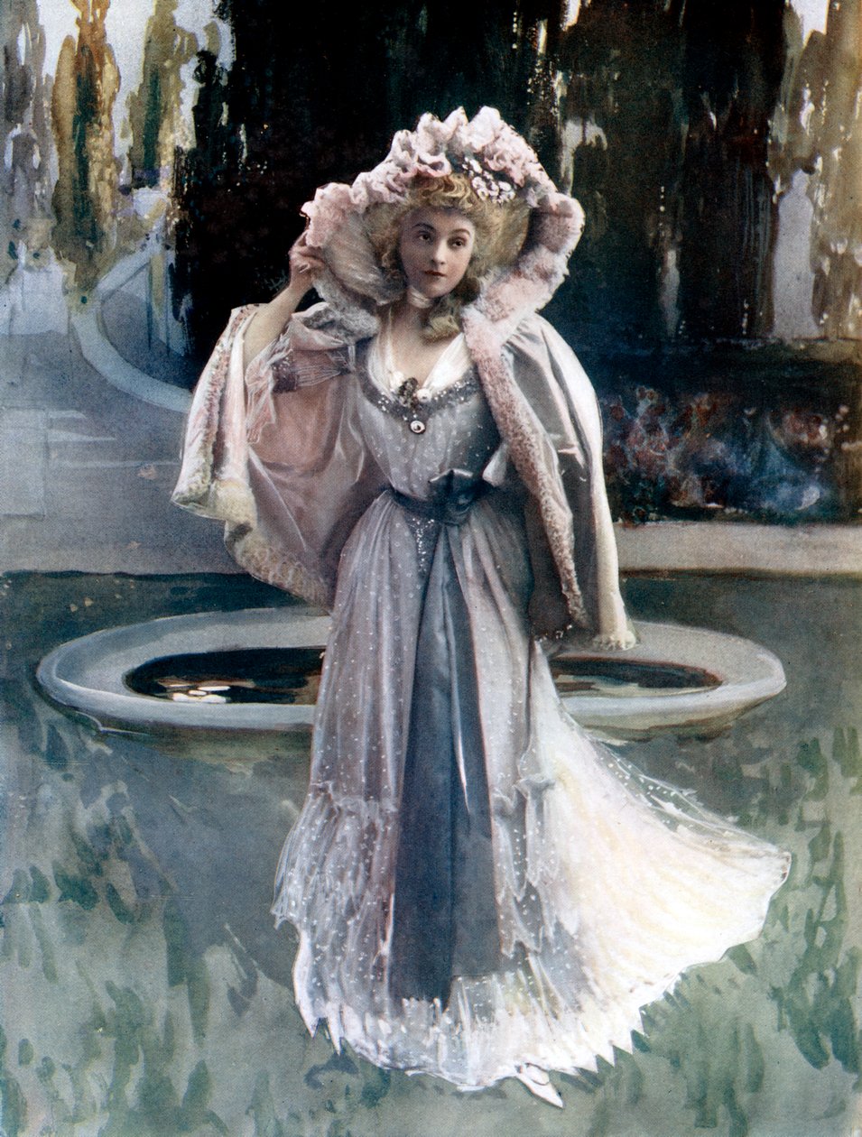 Gabrielle Rejane in Sylvie by Rautlinger: Fine art print