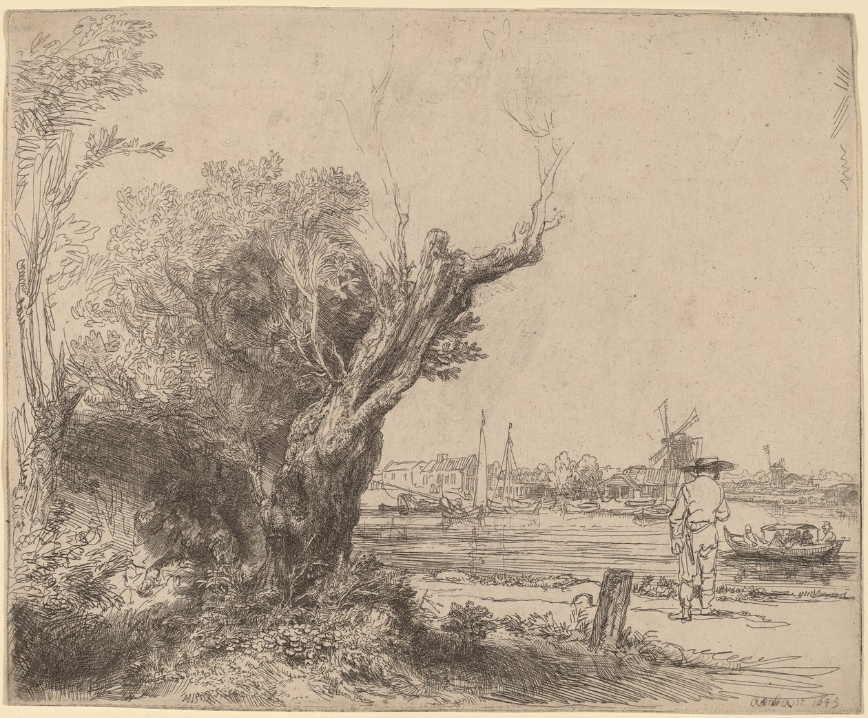 The Omval by Rembrandt van Rijn: Buy fine art print
