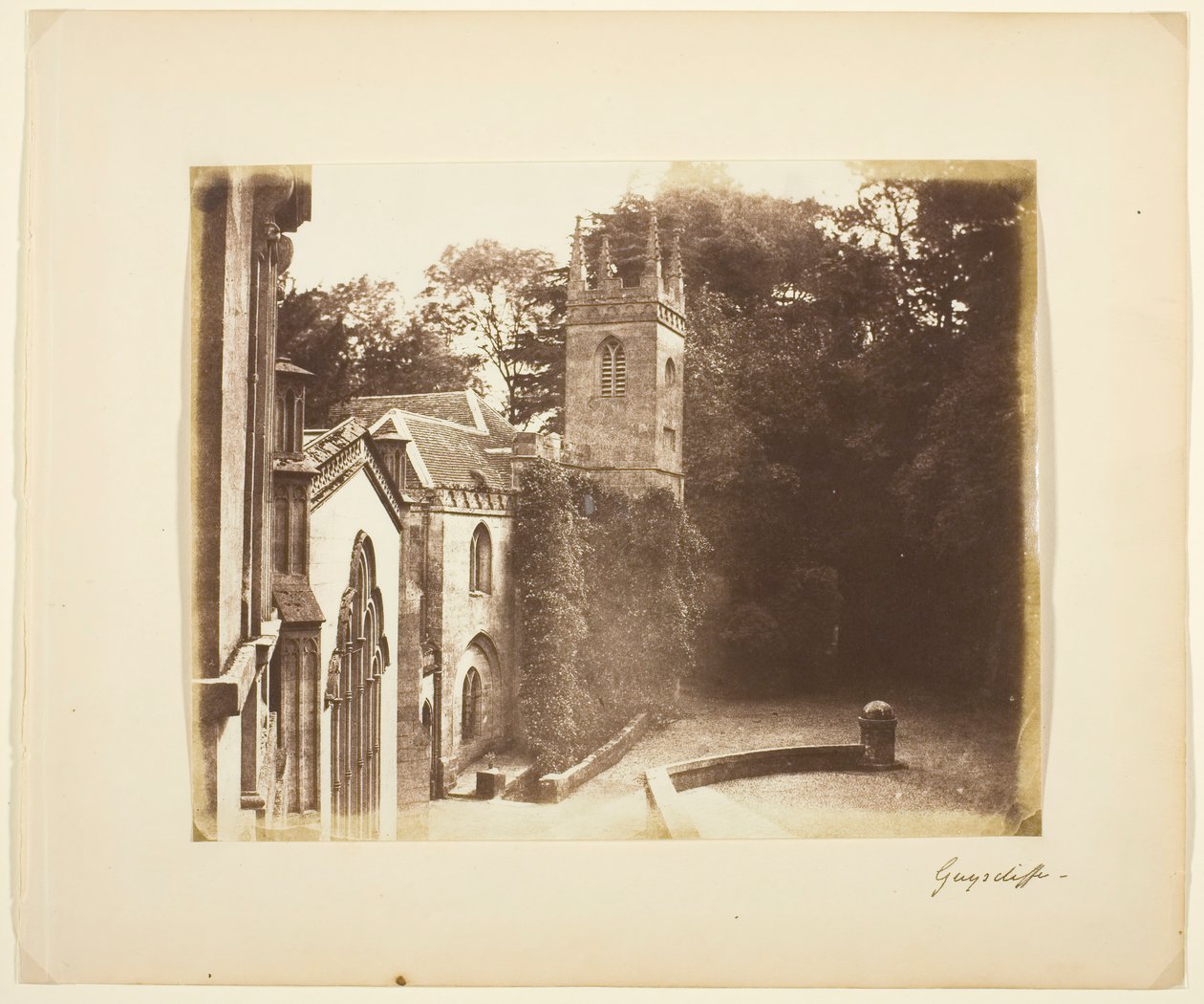 Guyscliffe, c. 1853 by Robert Henry Cheney: Fine art print