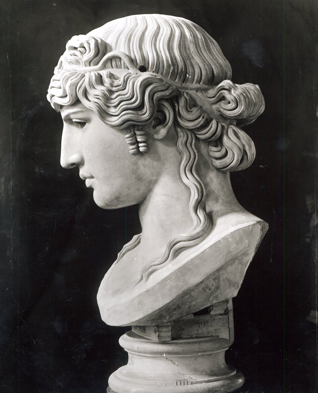 Bust of Antinous by Roman: Highest-quality art reproduction