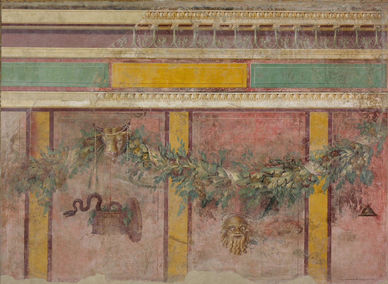 Wall painting from the exedra of a Villa at Boscoreale