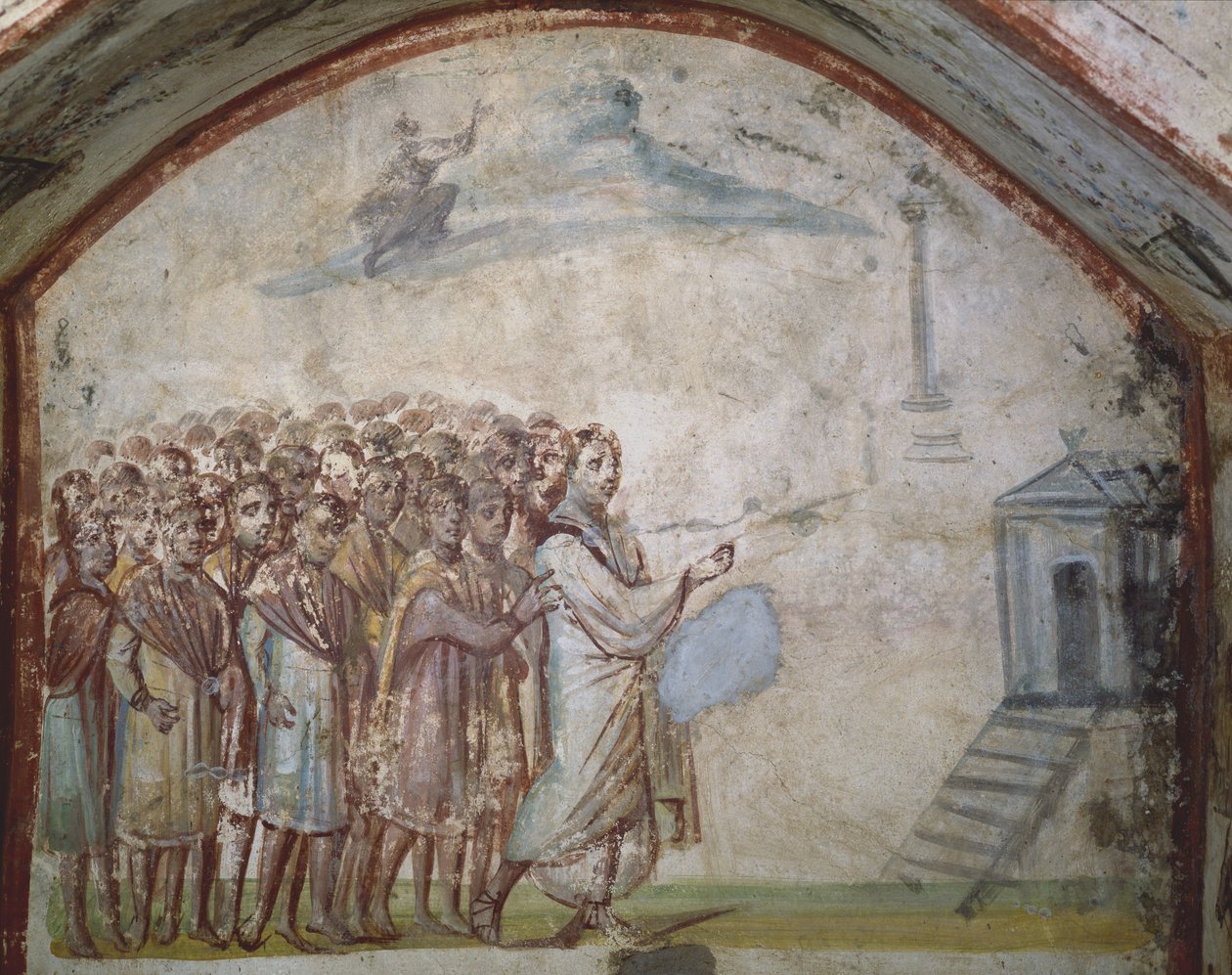 The Raising of Lazarus, Catacombs of Via Latina, Rome