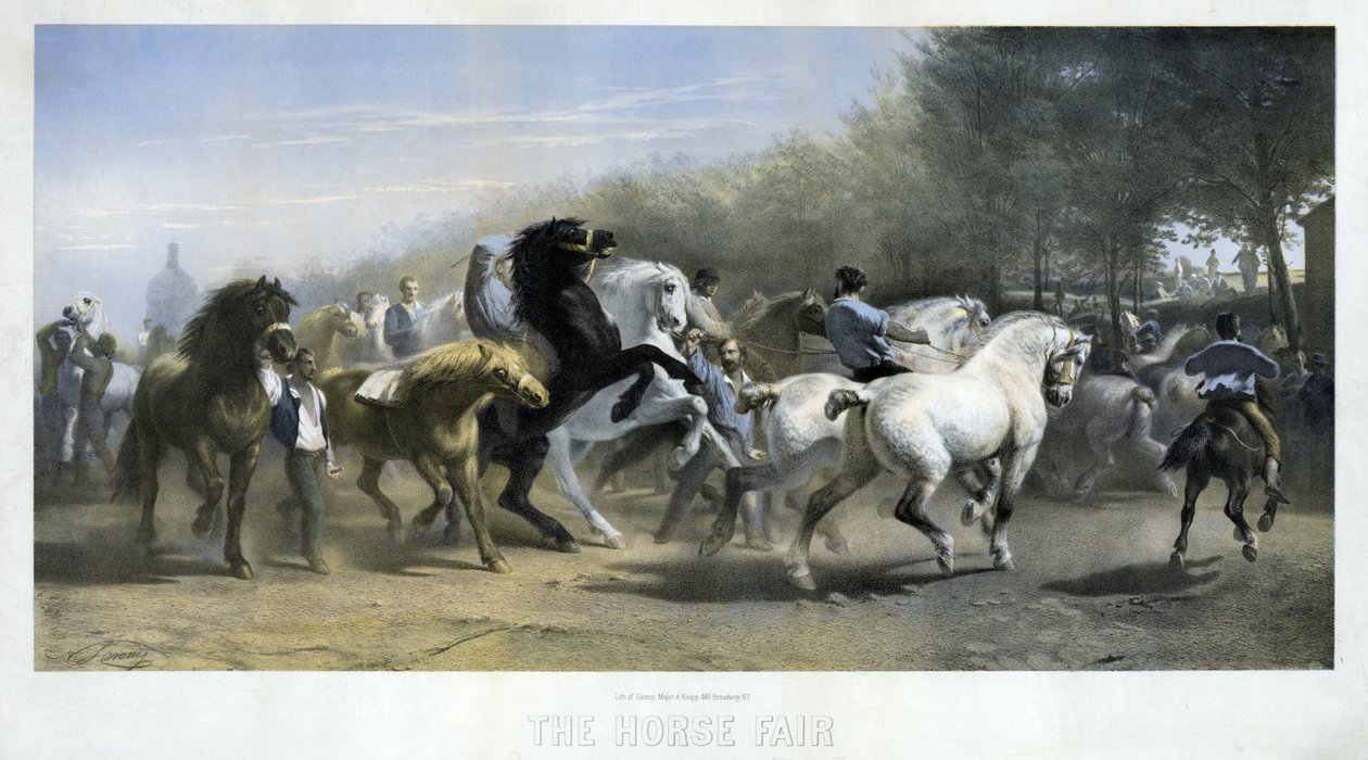 The Horse Fair by Rosa Bonheur: Premium art reproduction