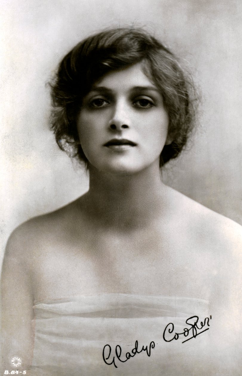 Gladys Cooper 1888-1971, English actress, early 20th century