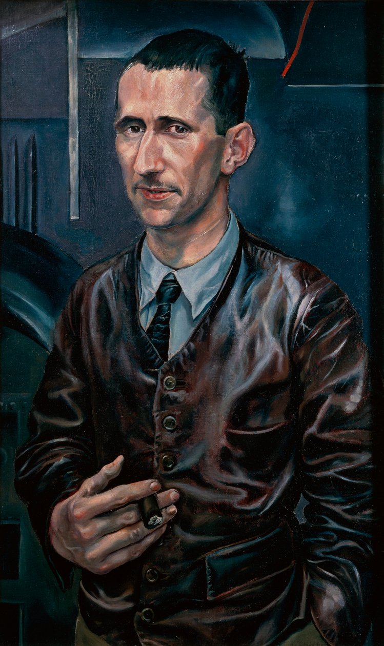 Portrait of German writer and playwright Bertolt Brecht