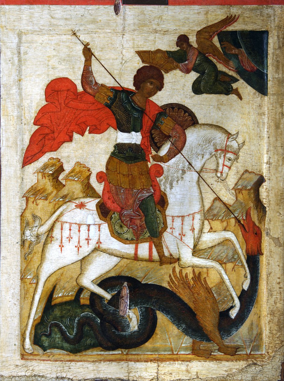 Saint George And The Dragon Icon