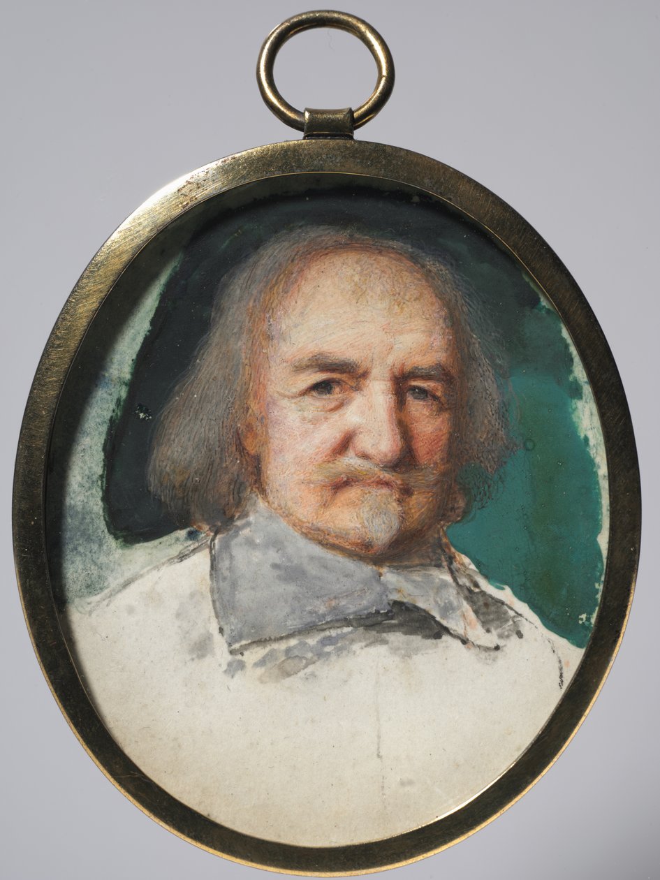 Portrait of Thomas Hobbes by Samuel Cooper: Fine art print