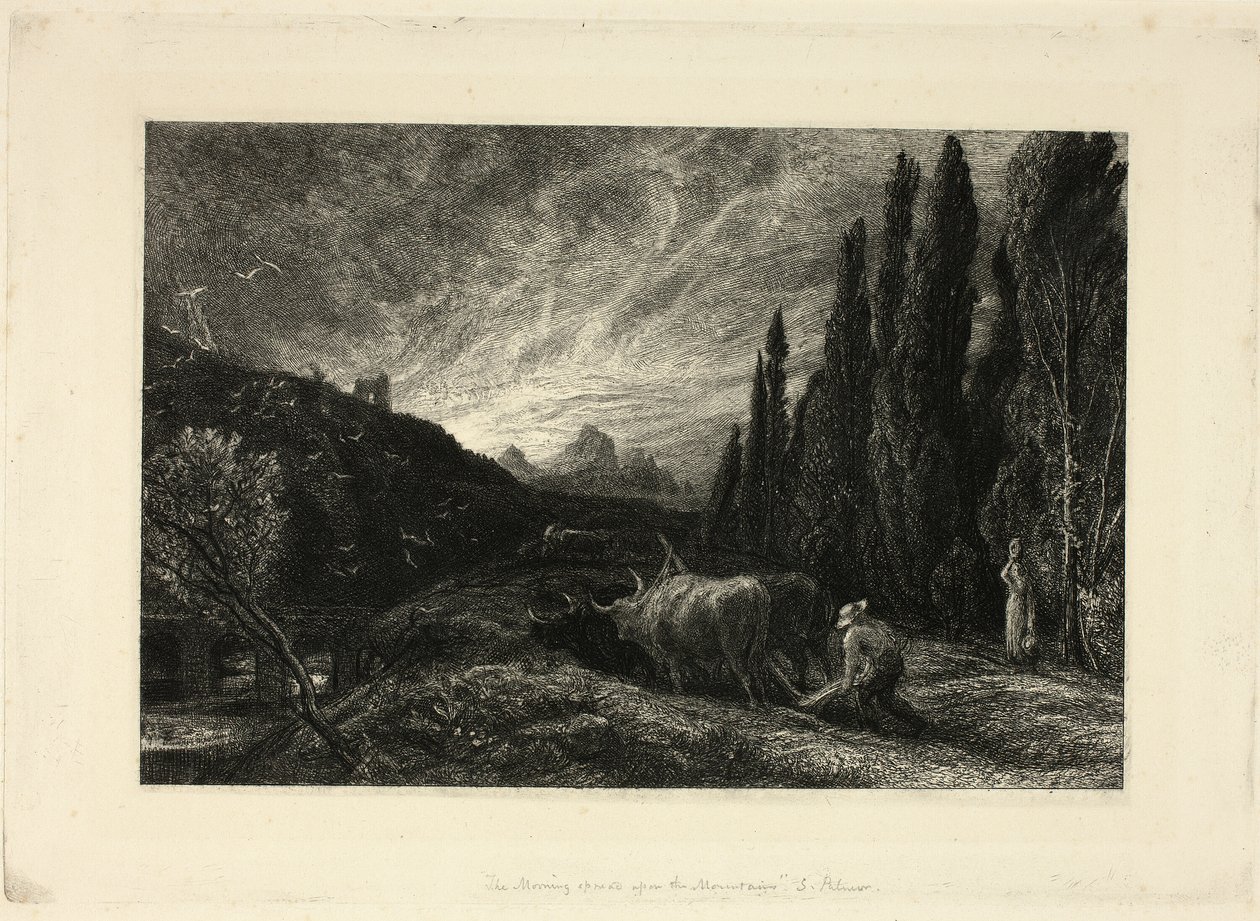 The Early Plowman by Samuel Palmer: Buy fine art print