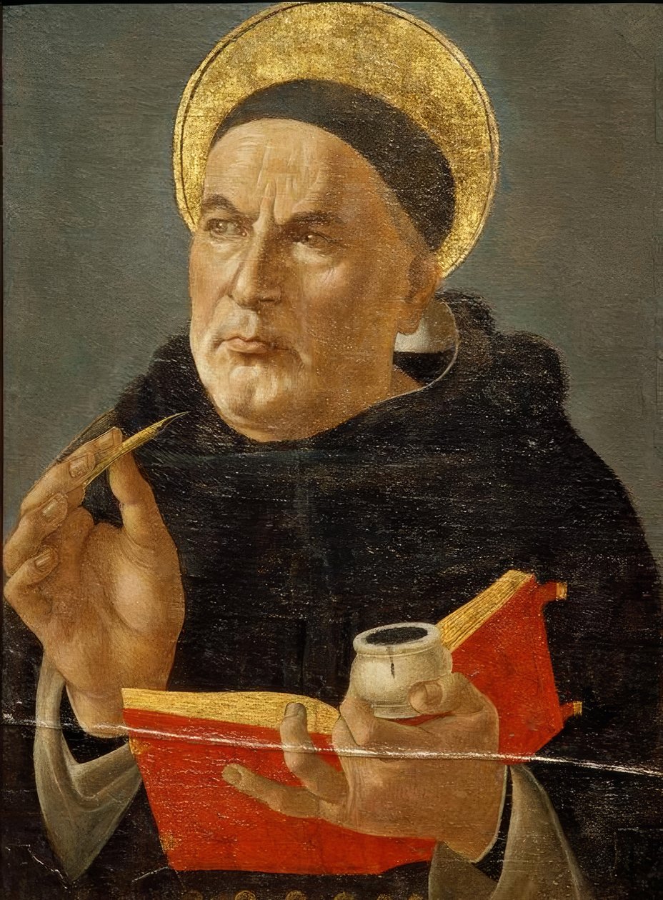 Thomas Aquinas by Sandro Botticelli: Buy fine art print