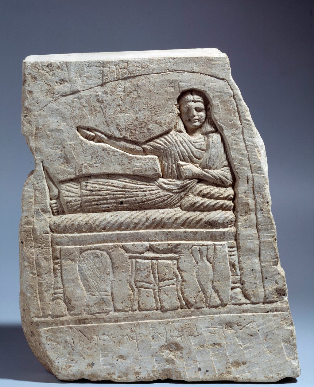 Ancient Egyptian Art: Burial Stele in Limestone in the Name of Lady ...