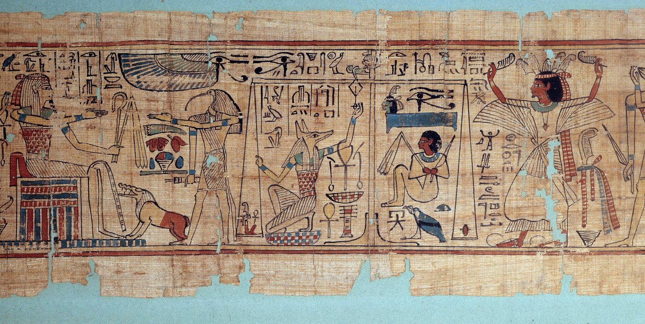 Anubis Ancient Egyptian Papyrus