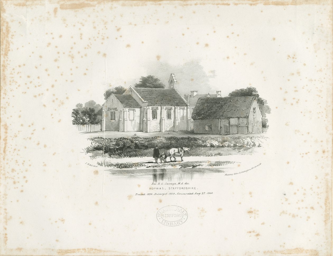 Hopwas Chapel by School English: Buy fine art print