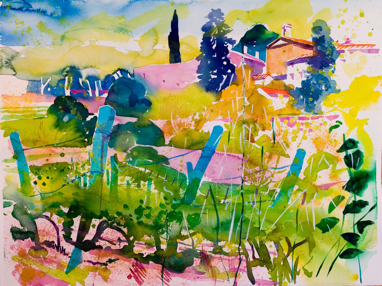 A Temple and Vines by Simon Fletcher: Buy fine art print