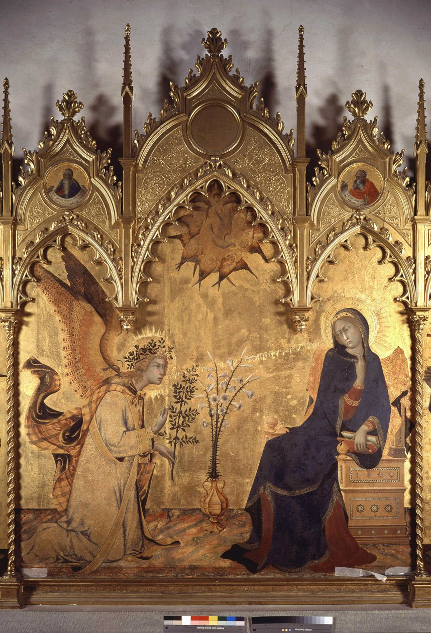 Annonciation Simone Martini The Annunciation With St. Margaret & St.