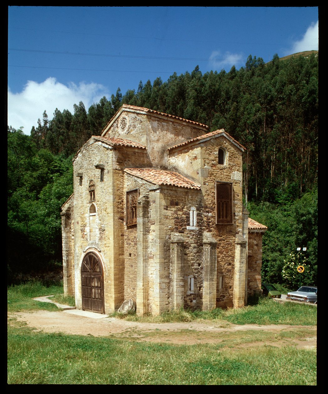 View of the church by Spanish School: Buy fine art print
