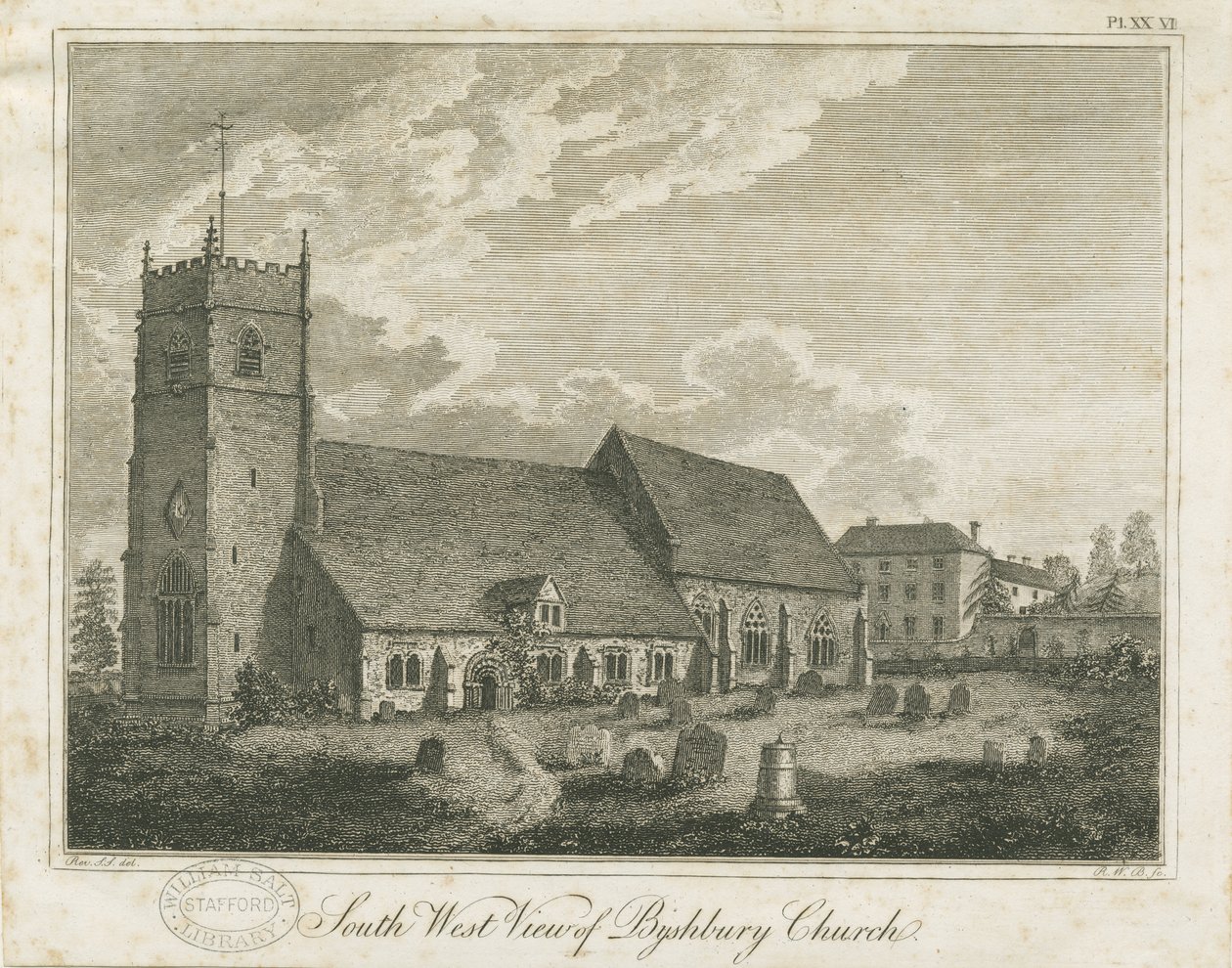 Bushbury Church by Stebbing Shaw: Buy fine art print