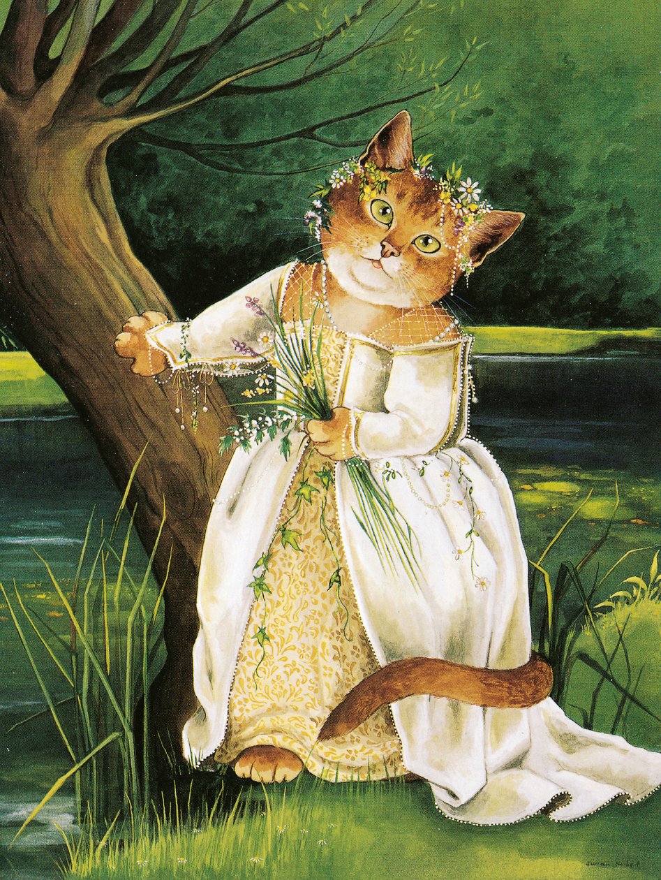 Illustration from Shakespeare Cats: Poster Book