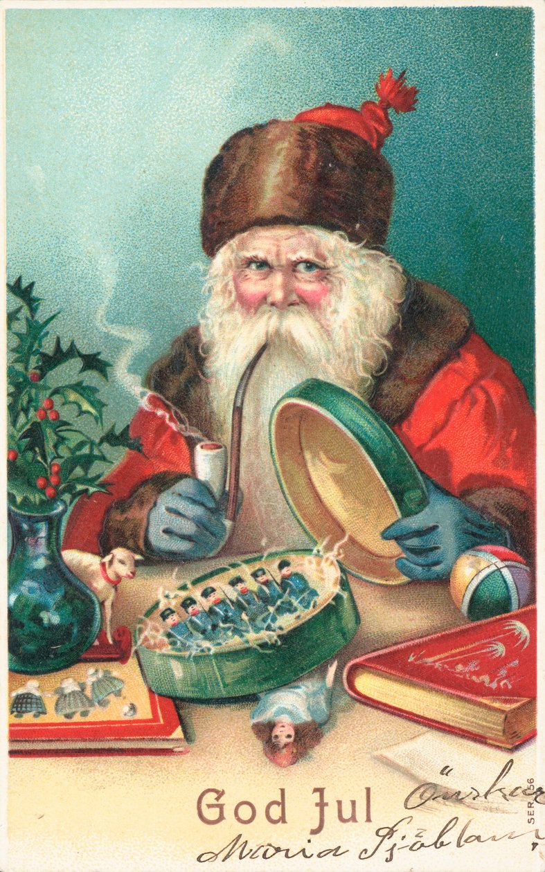 Swedish Christmas Card by Swedish School: Fine art print