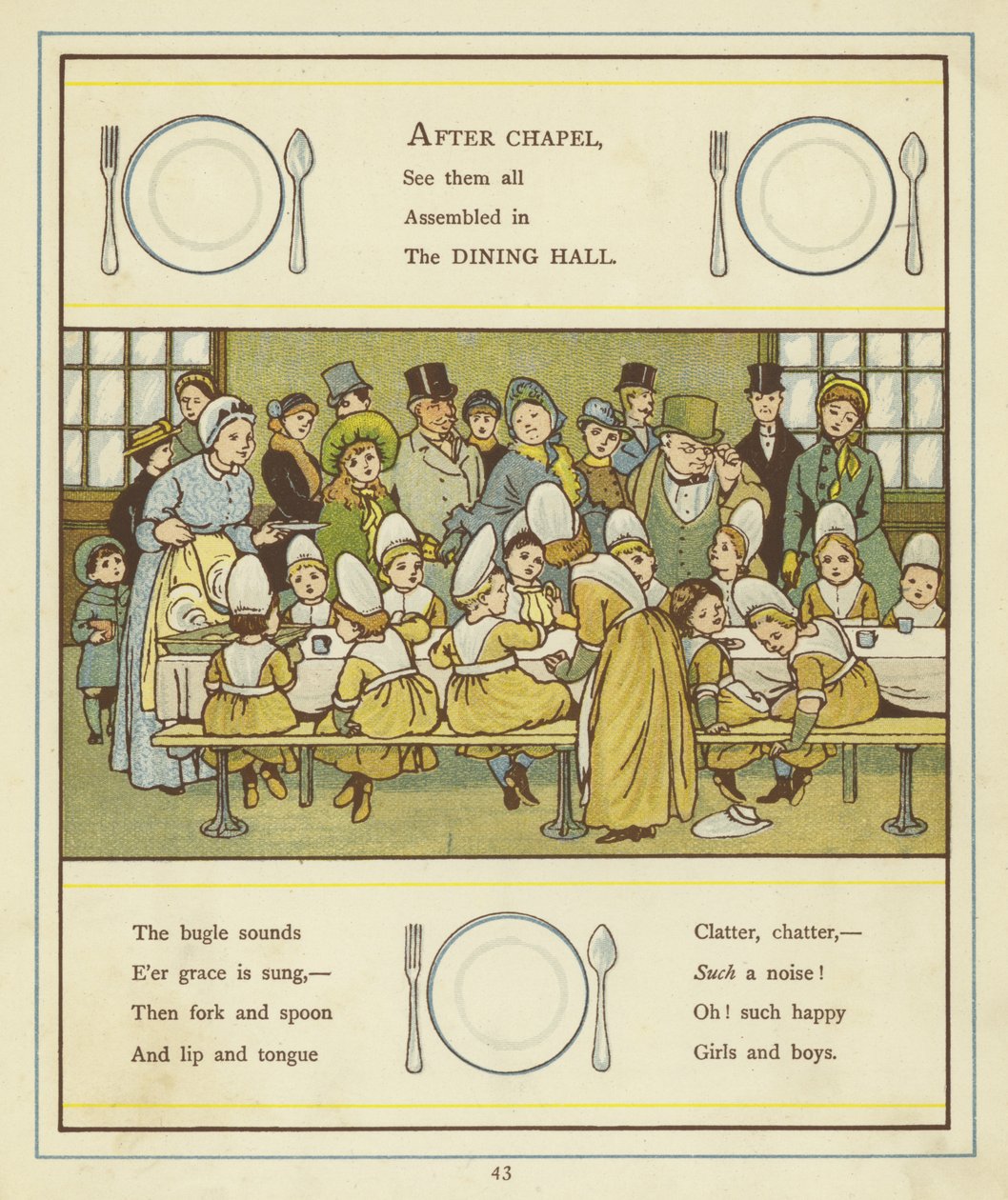 A Group of Children Seated Around a Dining Table