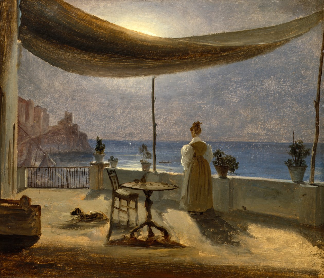 Terrace in Sorrento by Thomas Fearnley: Buy fine art prints
