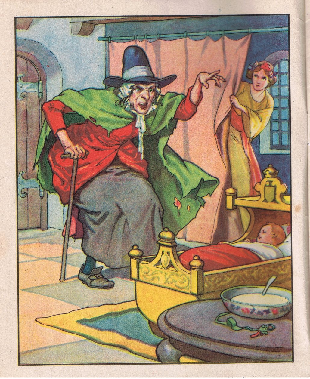 Die alte Hexe von Thomas Heath Robinson: Kunstdruck kaufen