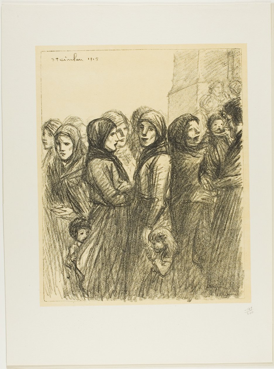 Military Allocation by Théophile Alexandre Pierre Steinlen