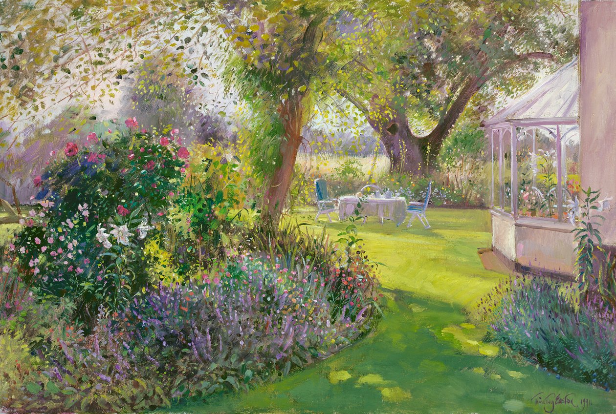 Tea Under the Great Oak by Timothy Easton: Fine art print