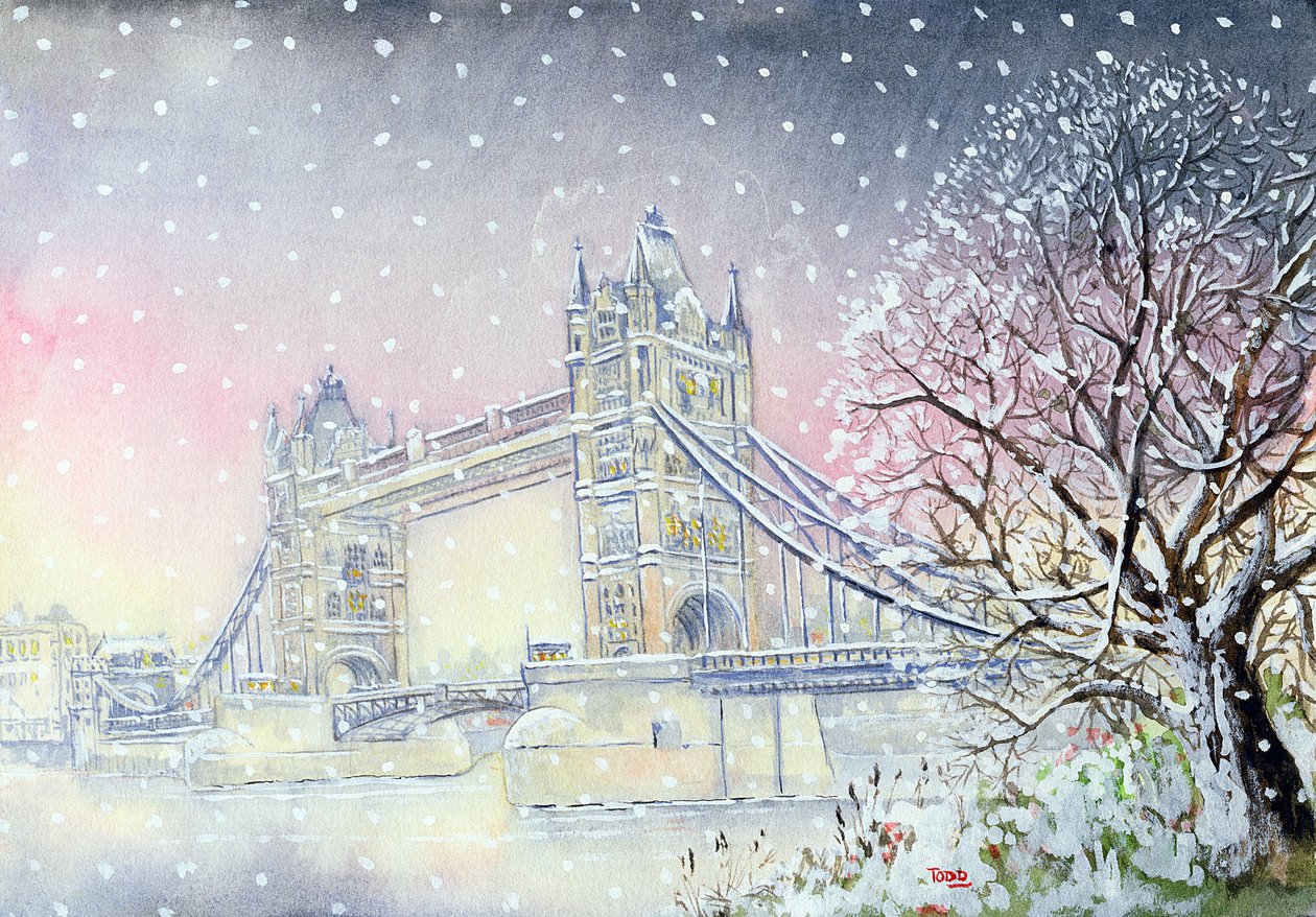 Tower Bridge by Tony Todd: Highest-quality art reproduction