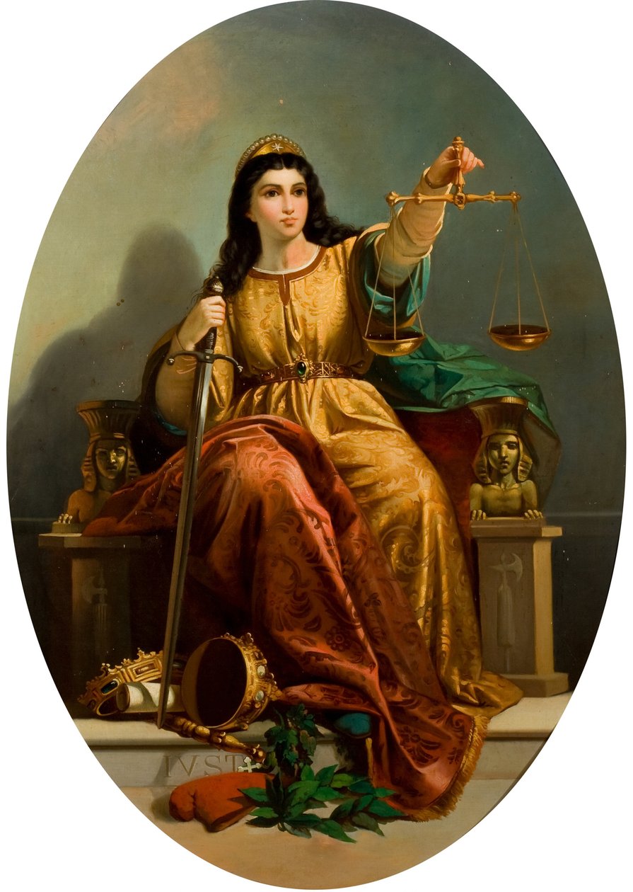 Lady Justice Painting