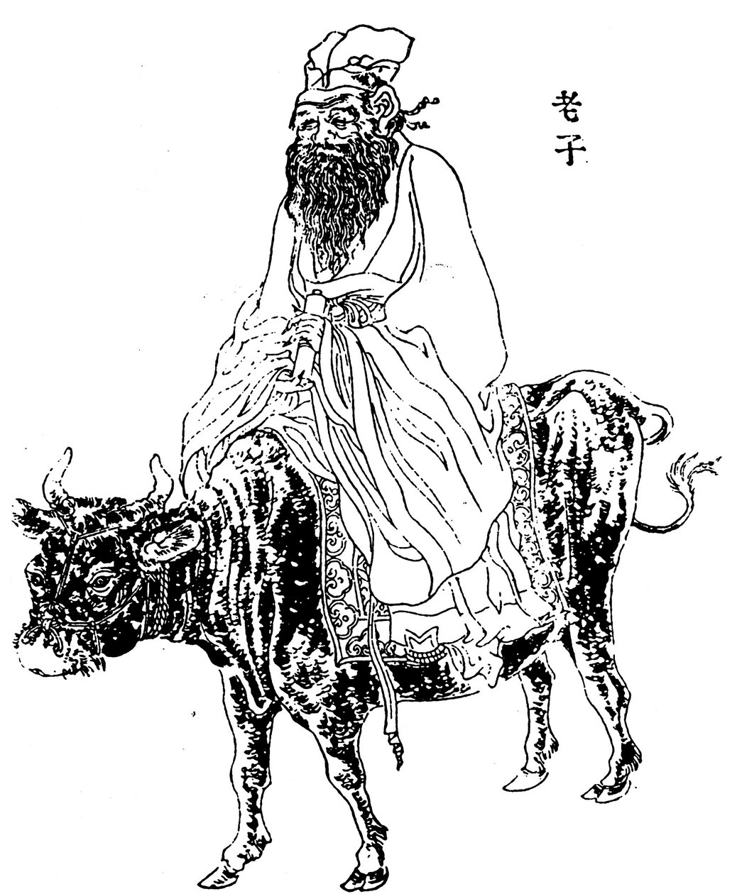 Lao-Tzu, ancient Chinese philosopher and inspiration of Taoism, late ...