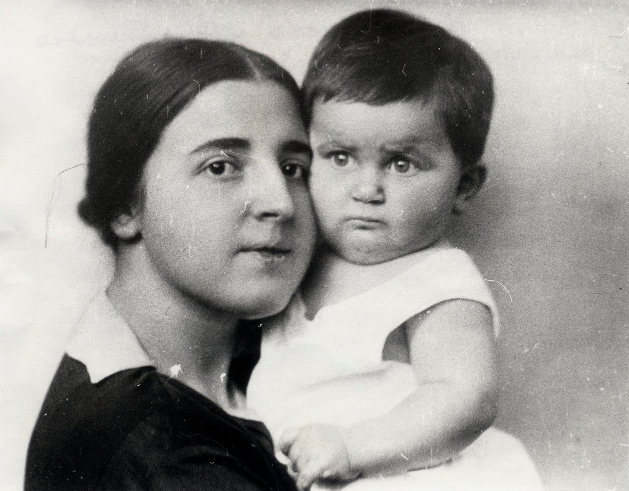 Nadezhda Alliluyeva, Second Wife of Josef Stalin, and Their Daughter ...