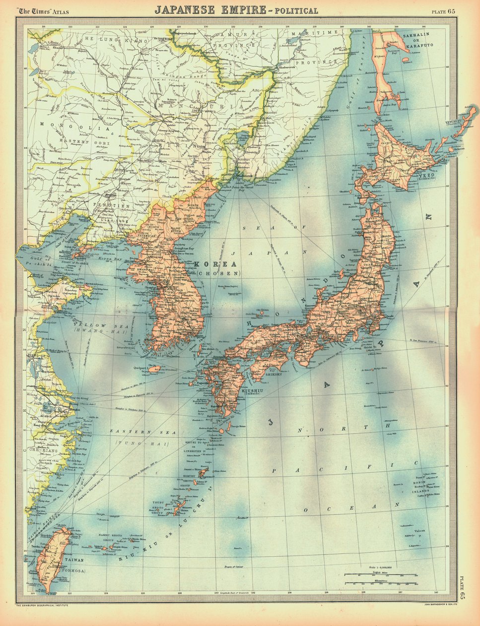 Japanese Empire Map