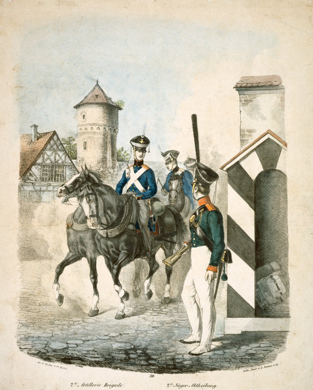 Prussian soldiers by Unbekannt: Buy fine art print