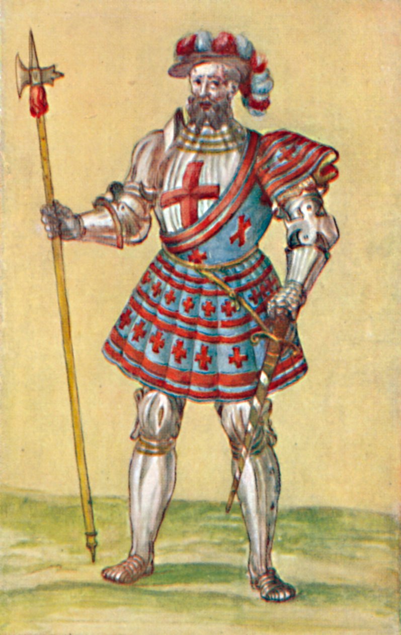 Tudor Art Soldiers Of The Tudor Period By Unbekannt: Fine Art Print