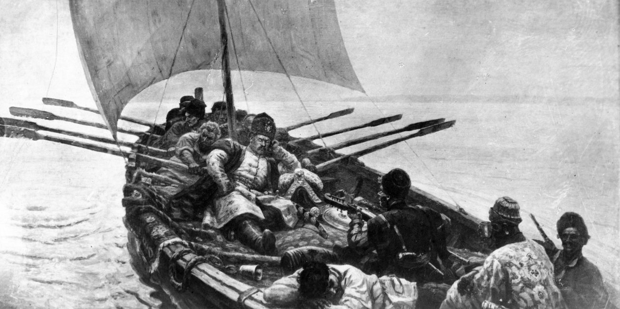 Stepan (Stenka) Razin' (1907) Painting by Vasily Surikov - his Last Big ...